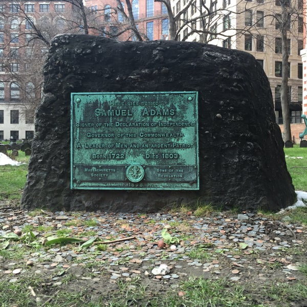 Grave of Samuel Adams - Cemetery in Boston