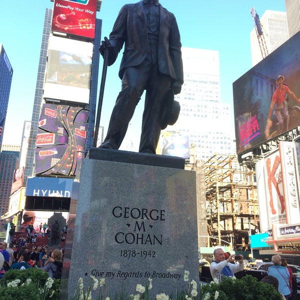 George M. Cohan Statue - Theater District - New York, NY