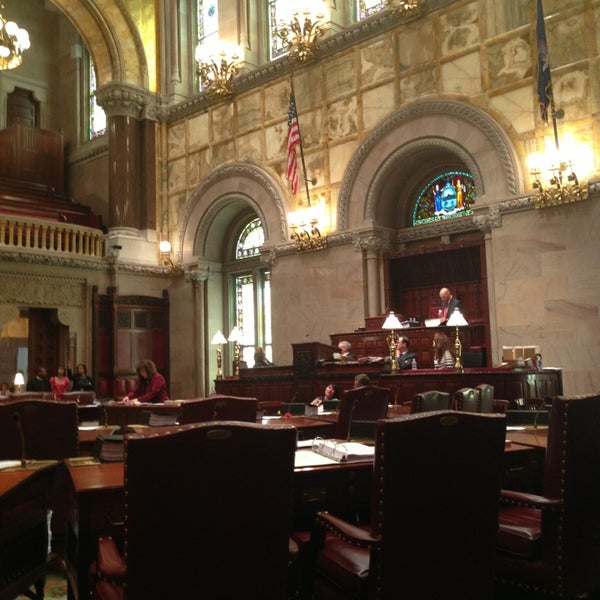 New York State Senate Chamber - Capitol Building in Albany